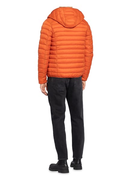 SAVE THE DUCK Steppjacke Herren, Orange | Leicht & Warm | Top-Qualität SAVE THE DUCK Steppjacke Herren, Orange | Leicht & Warm | Top-Qualität