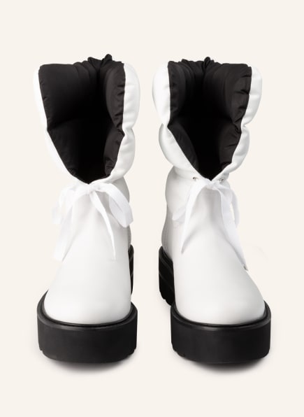 Stuart Weitzman Tyler Ultralift Plateau-Boots Damen, Weiß | Top-Qualität